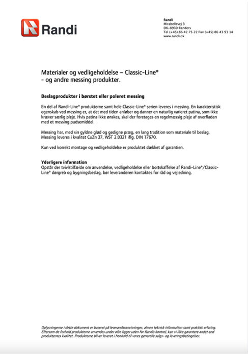 Vejledninger - Randi