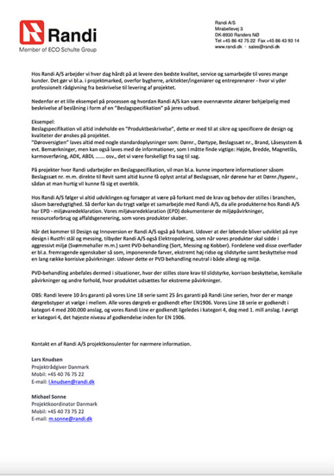 Vejledninger - Randi